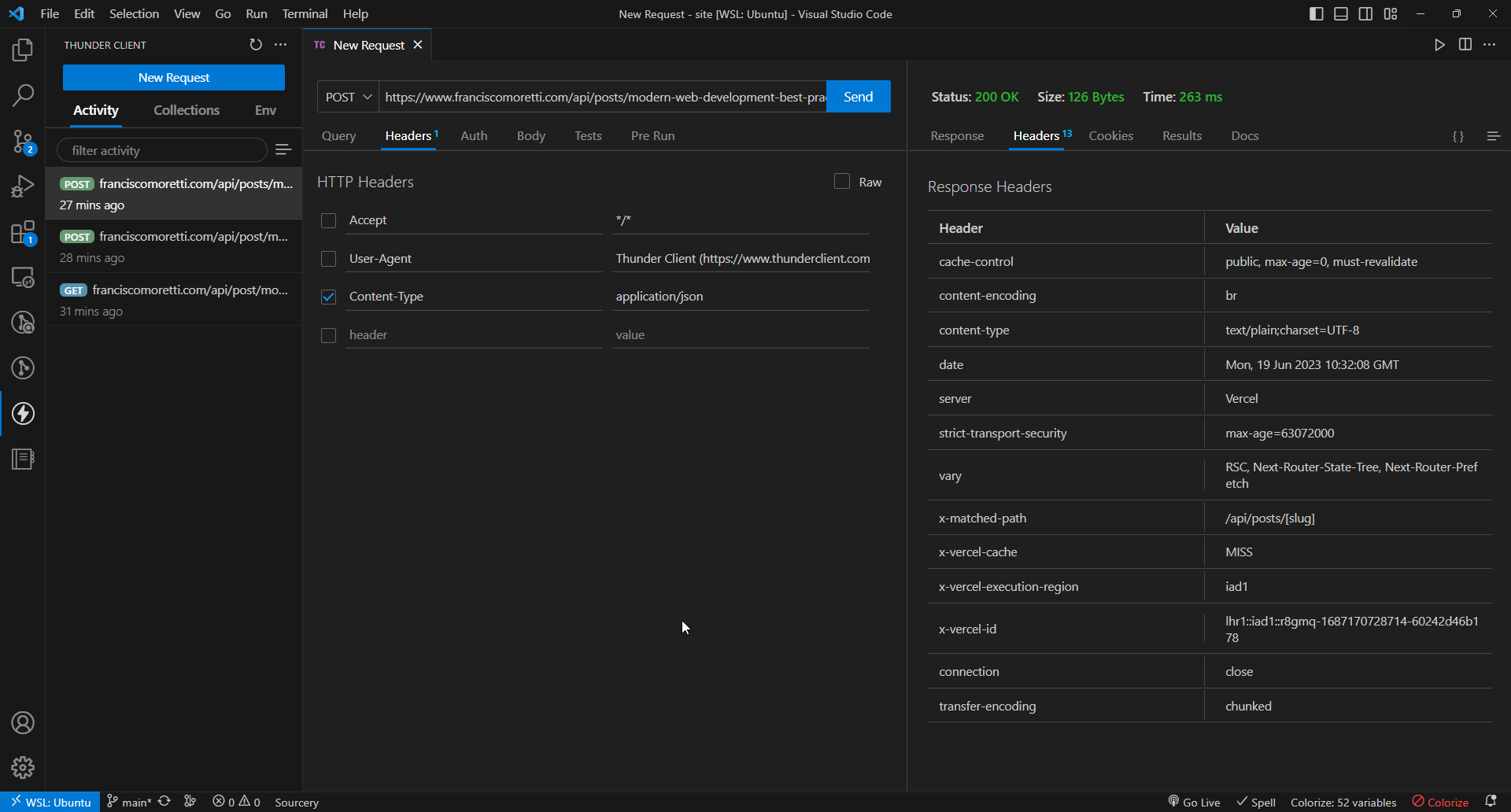 Simplify Api Testing With Thunder Client Vs Code Extension